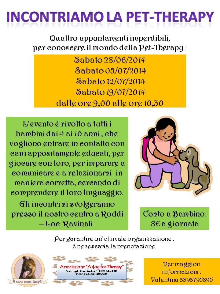 Eventi | Il Cane come Terapia